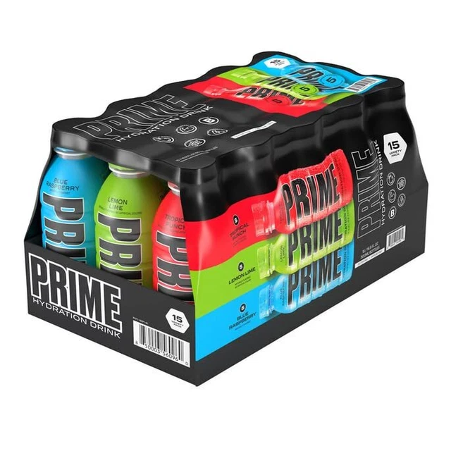 PACK DE VARIÉTÉS de boissons Prime Hydratation (16,9 fl. oz., 15 pk ...