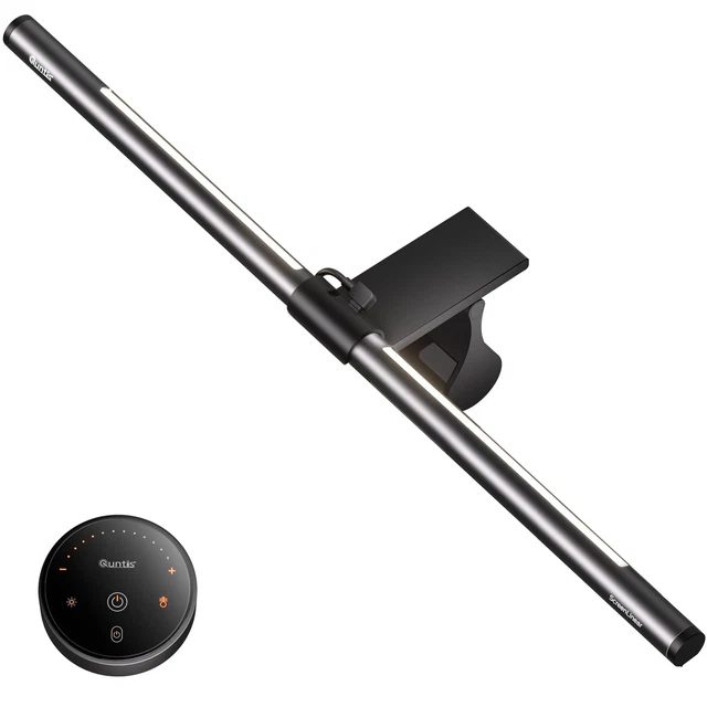 QUNTIS COMPUTER MONITOR Lamp Bar with Backlight Remote Control, 51 cm ...