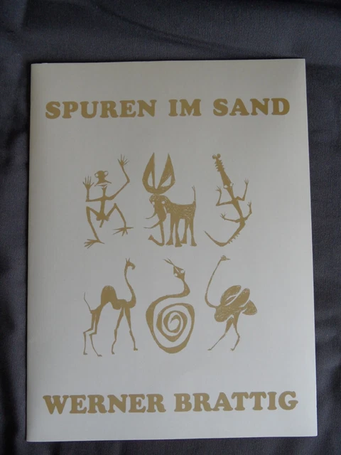 6 VERSCH. ORIGINAL Grafiken/Lithografien “Spuren im Sand“ von Werner ...