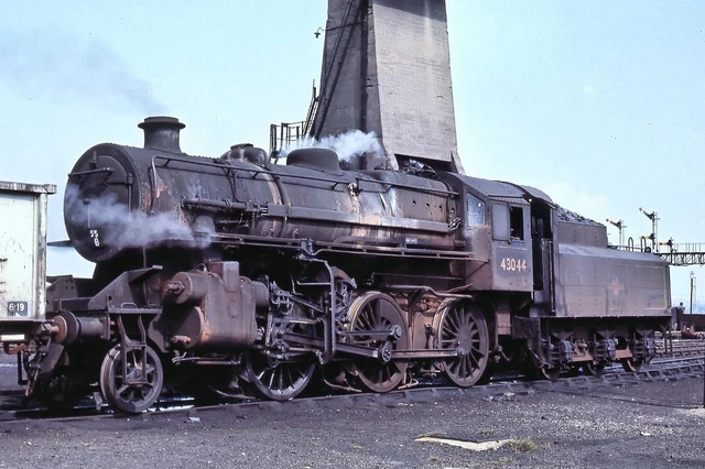IVATT CLASS 4 2-6-0 43044 at Normanton shed 6x4 Quality British Rail ...