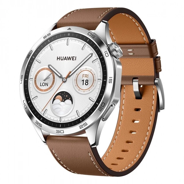 HUAWEI WATCH GT4 46mm Smartwatch, iOS & Android kompatibel, Fitness ...