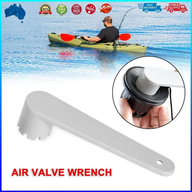 8 GROOVE INFLATABLE Boat Air Valve Wrench Repair Tool (Grey White) -L ...
