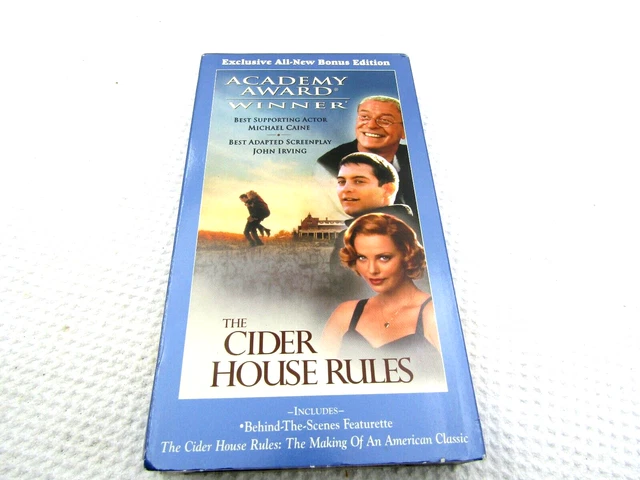 THE CIDER HOUSE Rules (VHS, 2000, Bonus Edition) £6.04 - PicClick UK