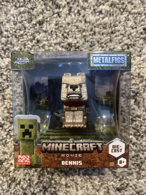 NEW A MINECRAFT Movie Dennis Wolf 2025 Diecast Metalfigs Jada Mojang ...