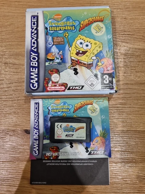GAME BOY ADVANCE Spongebob Squarepants Supersponge £12.99 - PicClick UK