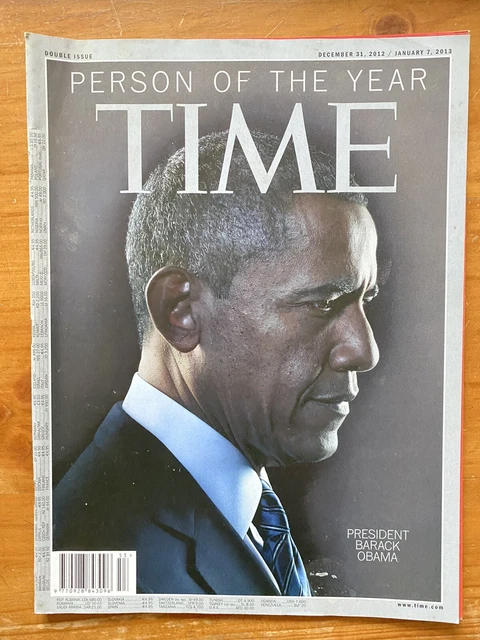 TIME MAGAZINE PERSON of the Year 2012 Issue Barack Obama 5 Cover Page ...