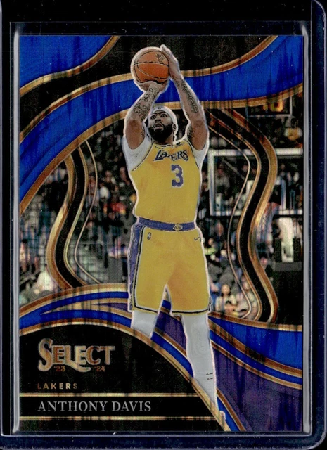 2023-24 PANINI SELECT #220 Anthony Davis Courtside Blue Flash Prizm /99 ...