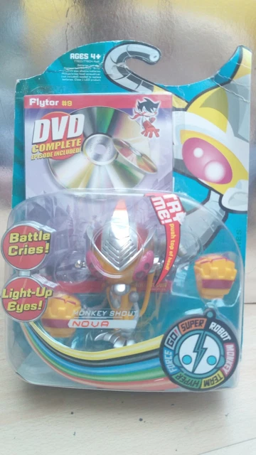 RARE HASBRO SUPER Robot Monkey Team Hyper force Go Talking Nova Figure ...