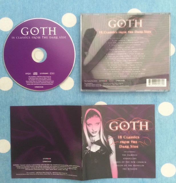 🌟GOTH DARK SIDE🌟CD Album🌟Punk🌟Rock🌟Skin🌟Oi🌟1980S🌟V/A🌟Uk🇬🇧Seller🌟 £9.95 ...