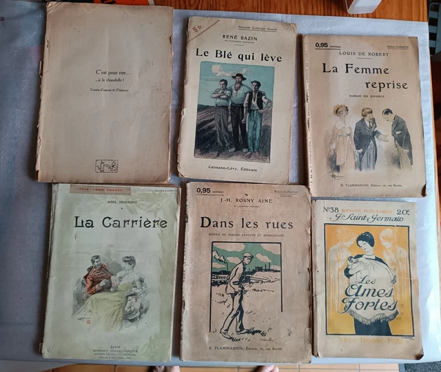 LOT DE 6 romans anciens, diverses collections EUR 3,00 - PicClick FR