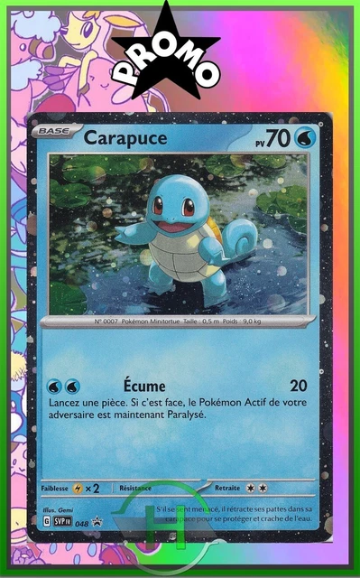 CARAPUCE HOLO - PROMO - SVP048 - Carte Pokémon Française Neuve EUR 2,90 ...
