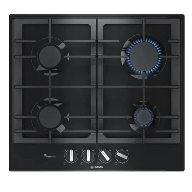 BOSCH PCP6A6B90 HOB Gas 600mm Built-In 4 Burner [ID2110253202] £314.90 ...