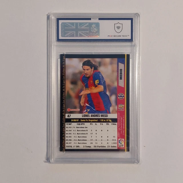 LIONEL MESSI 2007 Mundicromo Las Fichas De La Liga MGC card FC ...