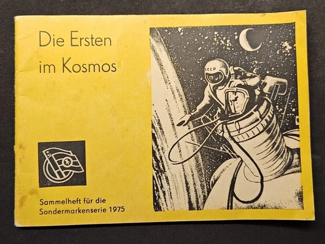 DIE ERSTEN IM Kosmos - DDR Briefmarken Sammelheft Sonderserie 1975 EUR ...
