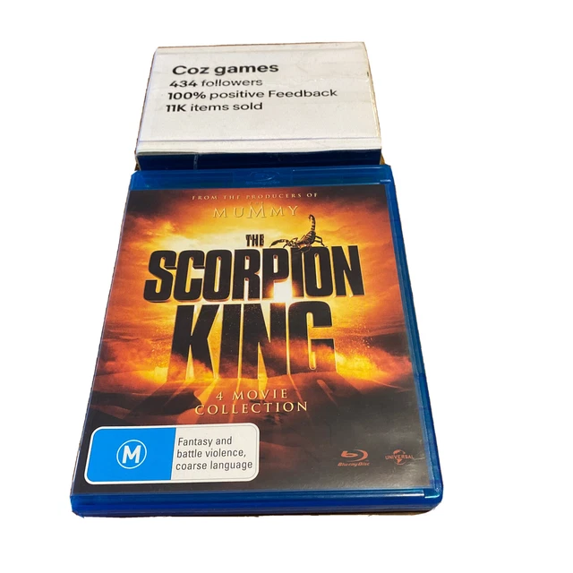 THE SCORPION KING 4 Movie Collection Blu Ray Australian Release Dwayne ...