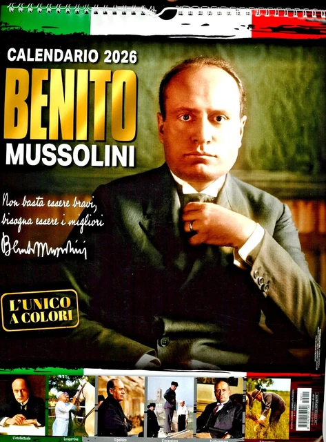 BENITO MUSSOLINI CALENDARIO 2026 30X40CM Sprea EUR 12,00 - PicClick ES