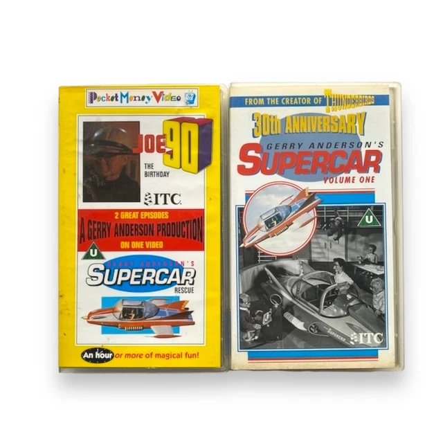 SUPERCAR & JOE 90 (VHS Bundle) Vol 1 - Gerry Anderson / Jimmy Gibson ...