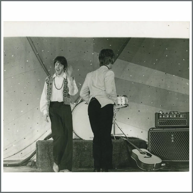 JOHN LENNON & Paul McCartney 1967 Hello, Goodbye Filming Vintage ...