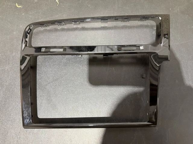 VW GOLF MK7 MK7.5 MIB2 Gloss Black Trim Surround Frame 8” 5G2819743F £ ...