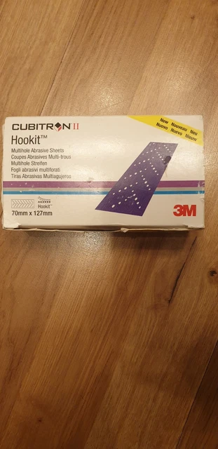 MULTIHOLE ABRASIVE SHEETS P80 70mmx 127mm 3M Cubitron II Hooking ...