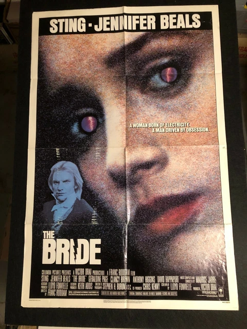 THE BRIDE 1985 US OS HORROR Movie Poster STING FRANKENSTEIN $30.00 ...