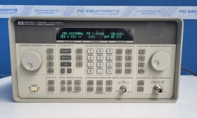 HP AGILENT KEYSIGHT 8648B Signal Generator 2GHz opt 1E5 EUR 1.680,00 ...