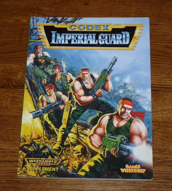 WARHAMMER 40.000 IMPERIAL Guard Codex 2a edizione 1995 40k Workshop di ...