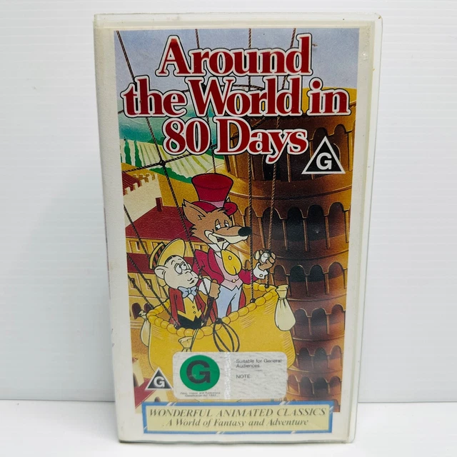 AROUND THE WORLD In 80 Days VHS Wonderful Animated Classics Family ...