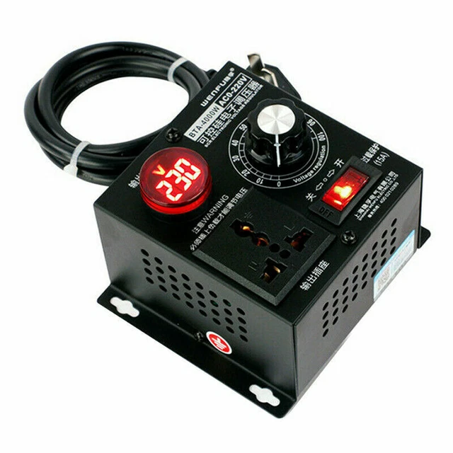 AC 220V SCR Leistung Spannungsregler Elektrischer Dimmer Motor ...