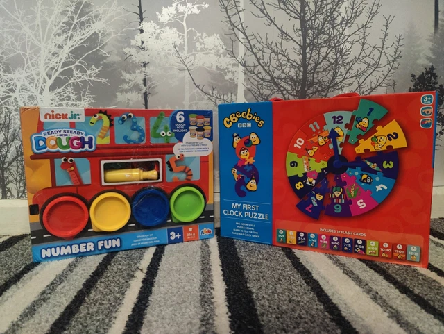 CBEEBIES MY FIRST Clock And Nick Jr ready steady Dough number fun £4.00 ...