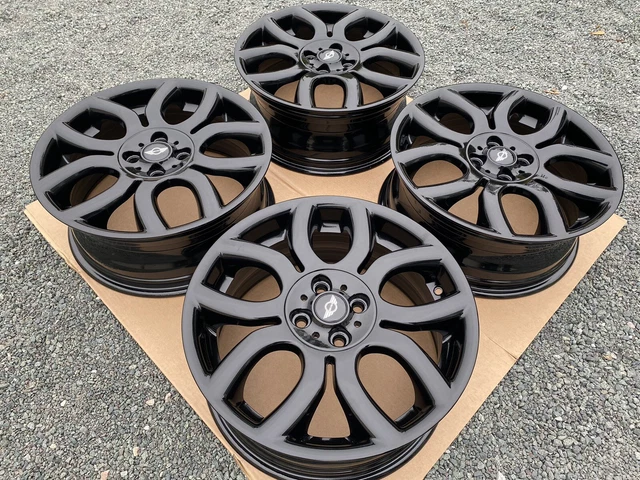 MINI COOPER S FLAME R56 ALLOYS WHEELS RIMS 6768980 REFURBISHED BLACK x4 ...