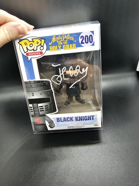 JOHN CLEESE SIGNED Monty Python and the Holy Grail Black Knight funko ...