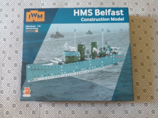 IMPERIAL WAR MUSEUM Scale HMS Belfast IWM Construction Set £16.32 ...