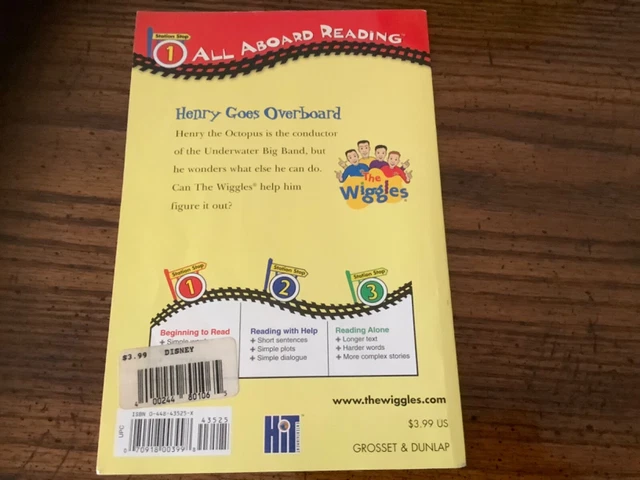 THE WIGGLES ALL Aboard Reading Books Dorothy’s Garden + Henry Goes ...