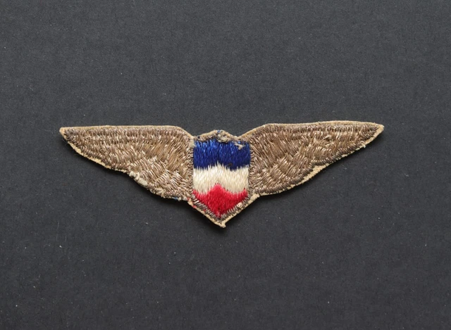 INSIGNE INCONNU TISSU brevet pilote armée de l'air patch écusson à ...