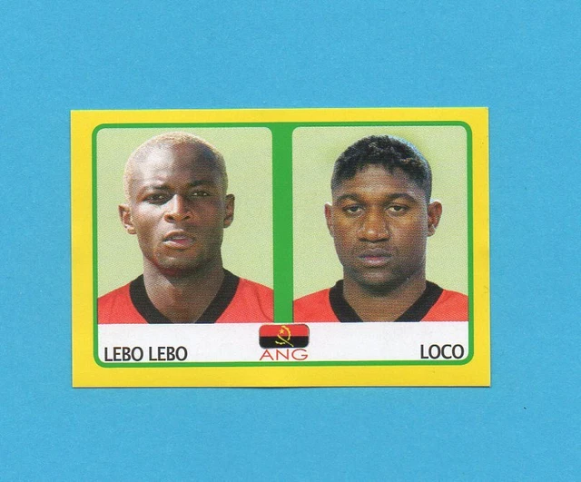 PANINI-AFRICA CUP 2008-FIGURINA n.276- LEBO LEBO+LOCO-ANGOLA -NEW EUR 1 ...
