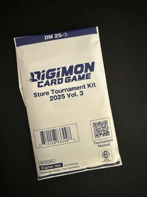 DIGIMON CARD GAME Store Tournament Kit 2025 Vol 3 English Sealed $23.99 ...