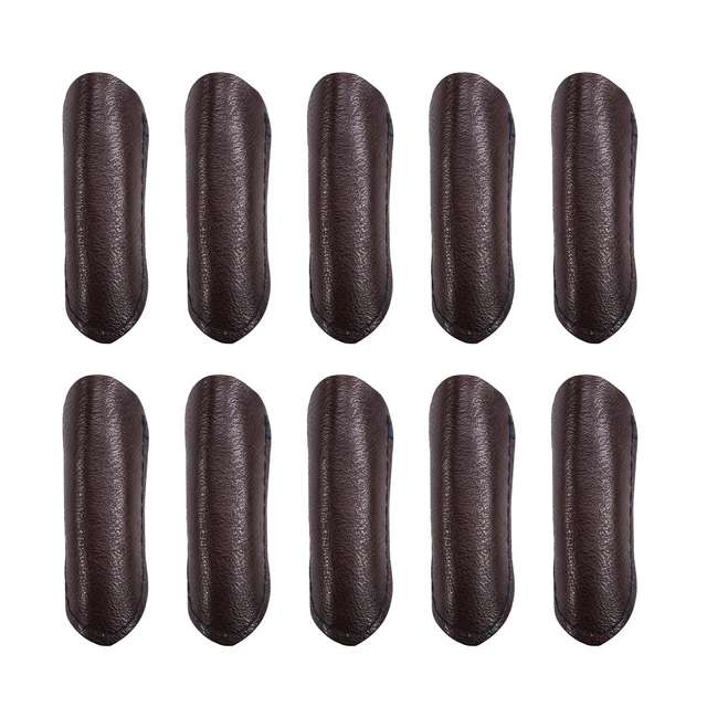 10 STÜCK FINGERSCHUTZ Aus Leder, Fingerhut-Schutz, Werkzeuge für die ...