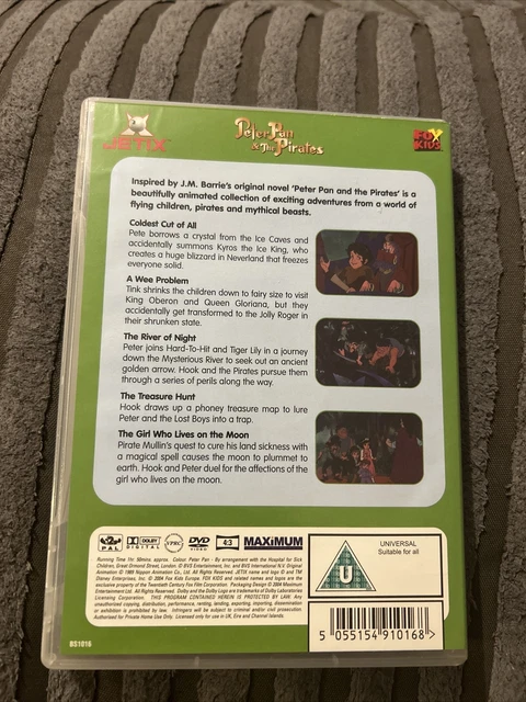 PETER PAN AND The Pirates Volume 1 Dvd Jetix 5 Episodes Fp £6.99 ...