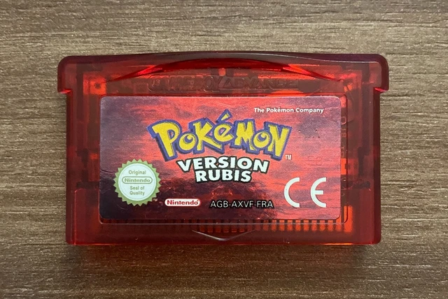 POKÉMON RUBIS GAME Boy Advance Nintendo - Pile Neuve EUR 59,90 ...