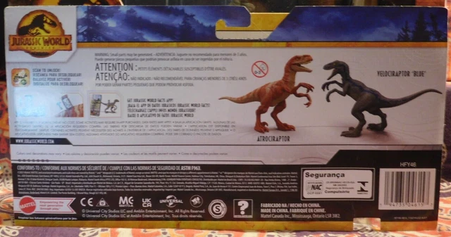 MATTEL JURASSIC WORLD Lot 4 VELOCIRAPTORS & 4 ATROCIRAPTORS +SAMMY ...