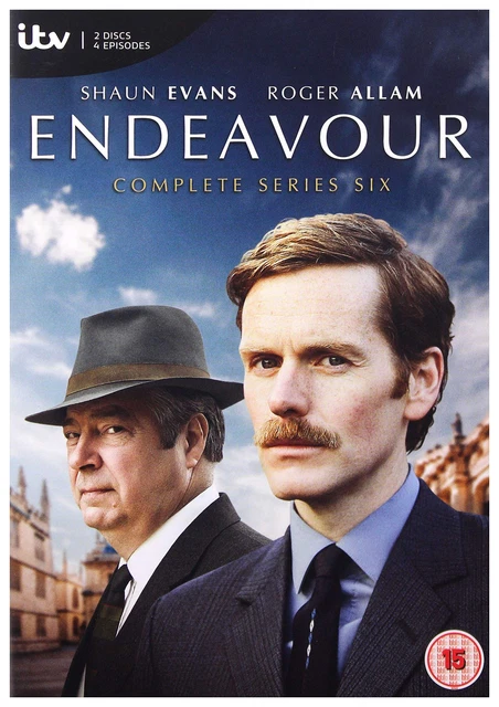 ENDEAVOUR SERIES 6 (DVD) Shaun Evans Roger Allam Anton Lesser Simon ...