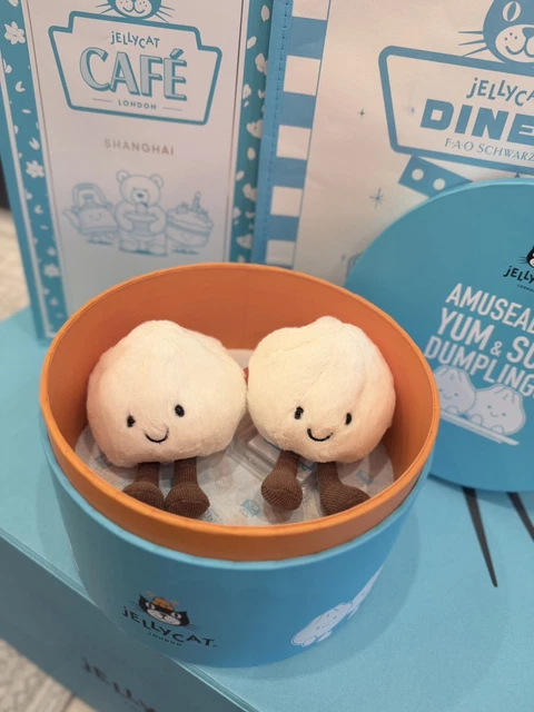 JELLYCAT CHINA EXCLUSIVE Yum & Sum Dumplings - GENUINE BNWTs + Gift Box ...