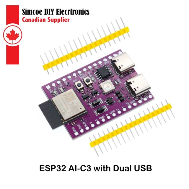 ESP32-C3- DEVKITM-1 MINI with Dual USB Type-C Development Board Wifi ...