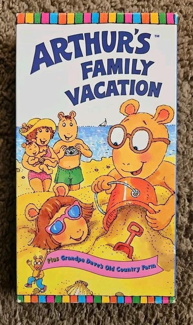ARTHUR - ARTHUR'S Family Vacation (Vhs, 1999) $7.00 - PicClick