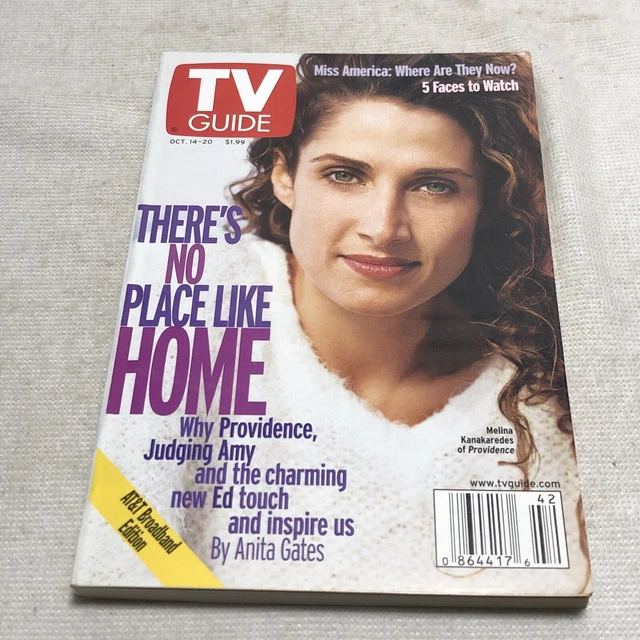 TV GUIDE MAGAZINE October 14th 2000 Melina Kanaksredes £9.09 - PicClick UK
