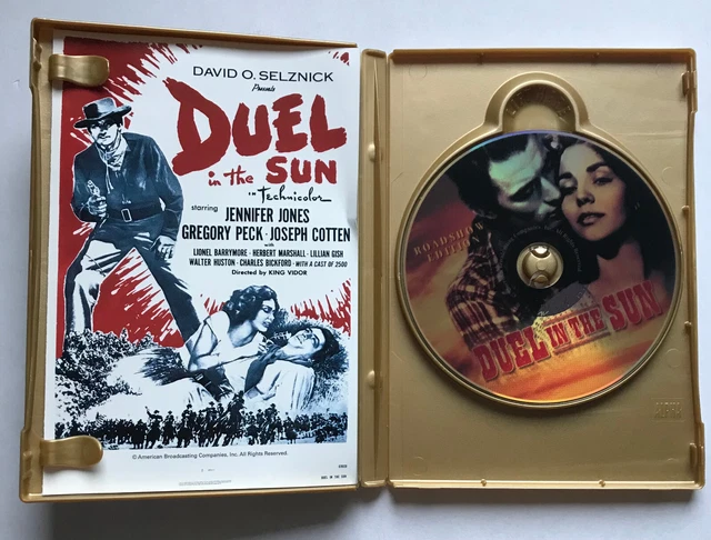 DUEL IN THE Sun DVD Anchor Bay Road Show Edition Western Gregory Peck ...