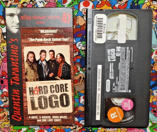 HARD CORE LOGO Quentin Tarantino Miramax VHS Screener 1996 Film Tape ...