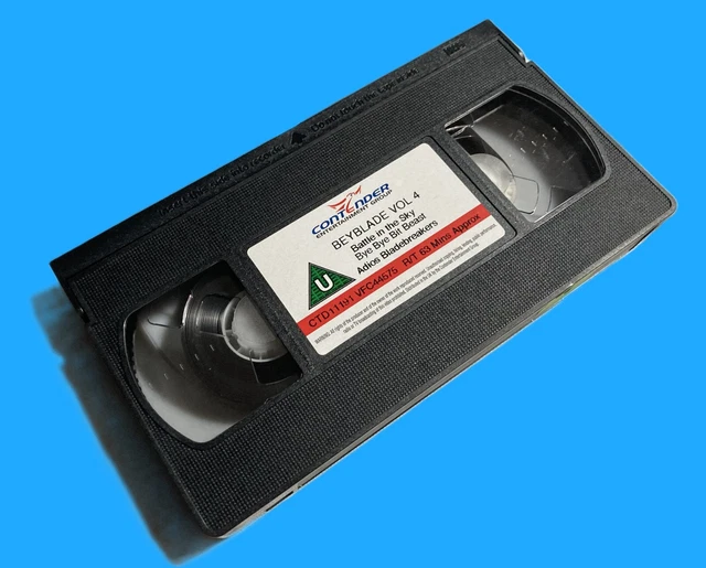 BEYBLADE LET IT Rip Vol 4 VHS Video 2003 *Cassette Only* Animation ...