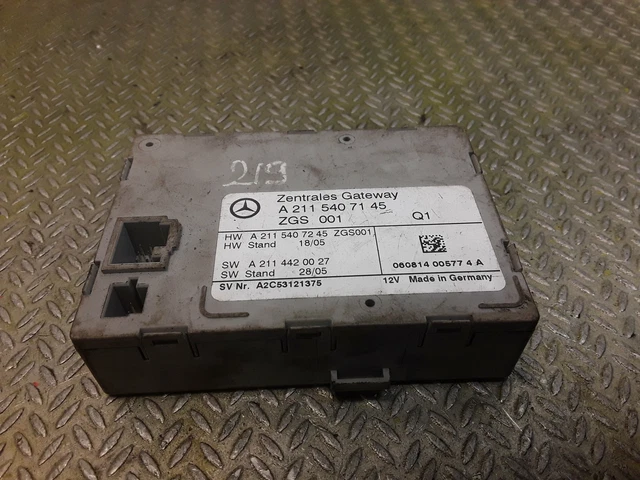 MERCEDES W211 GATEWAY CONTROL MODULE UNIT E CLS Class W211 W219 A ...